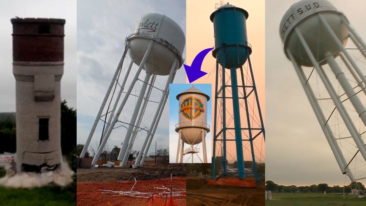 Old Water Tower Demolition Compilation - Demolição de Caixa D´Água ...