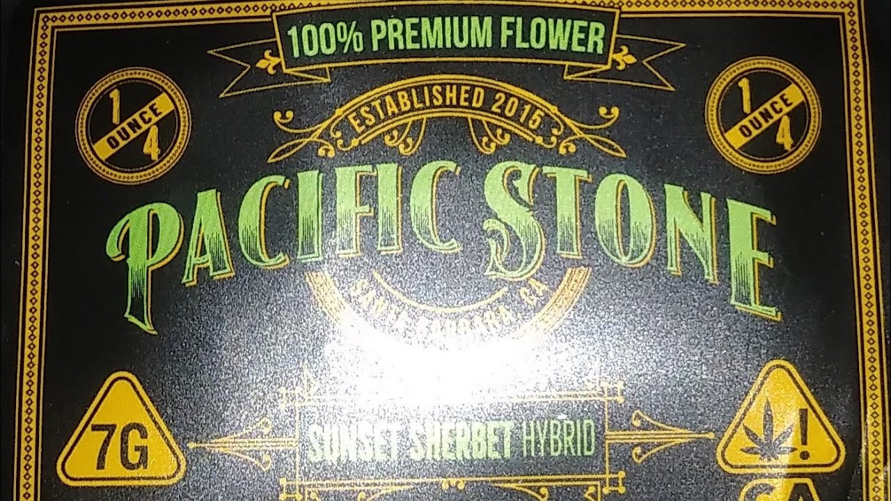 WEED REVIEW | Sunset Sherbet By Pacific Stone | DeTraprio - YouTube