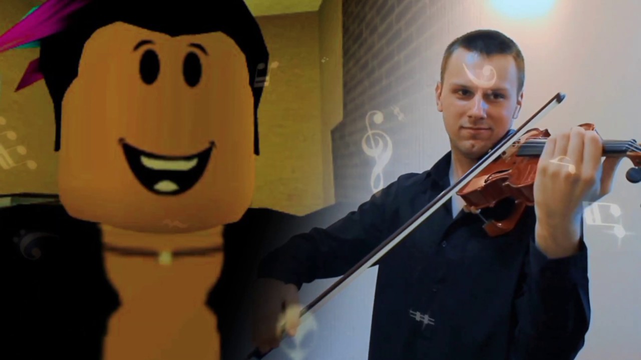 ROBLOX Flicker Lobby Music violin cover + sheets - YouTube