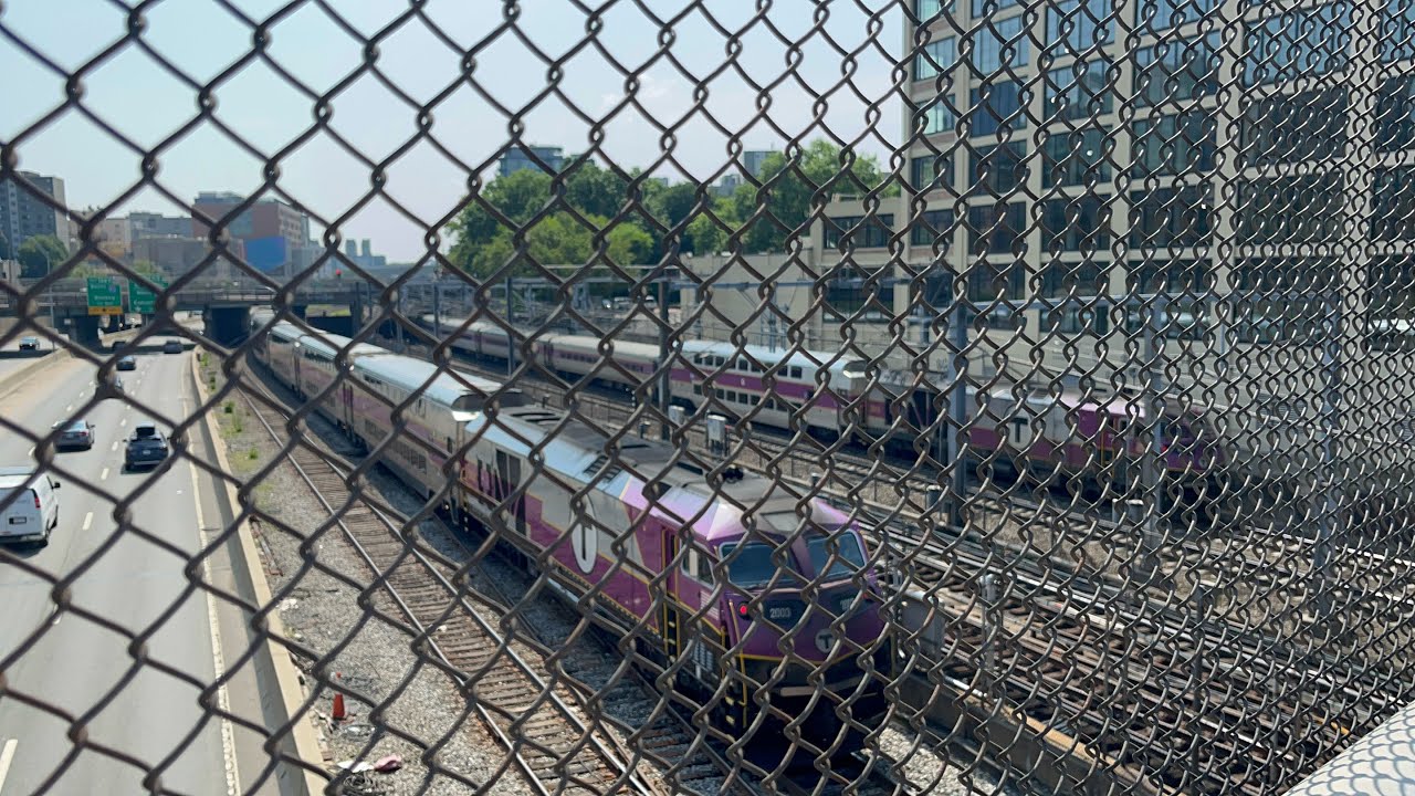 Pre Celtics Parade Amtrak And MBTA In Boston, MA! - YouTube