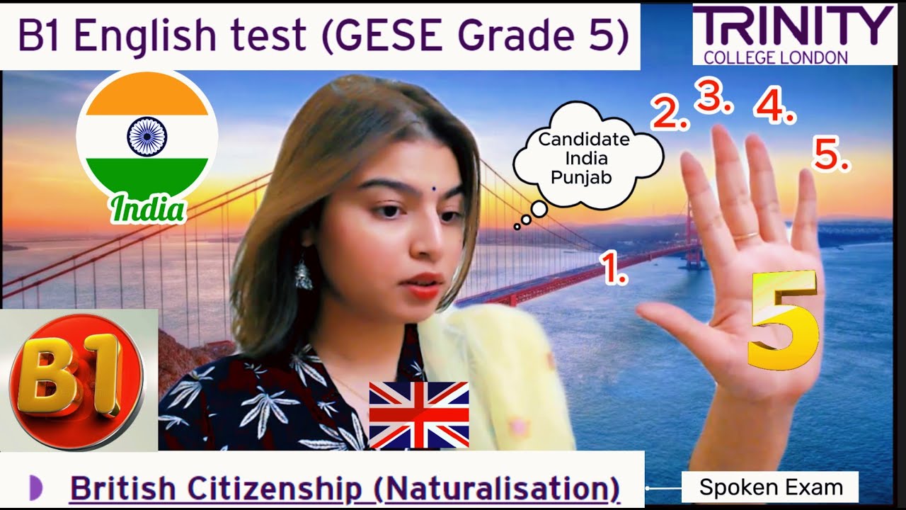 B1 English Test (GESE Grade 5) Trinity B1 10 Minutes Spoken Exam ...