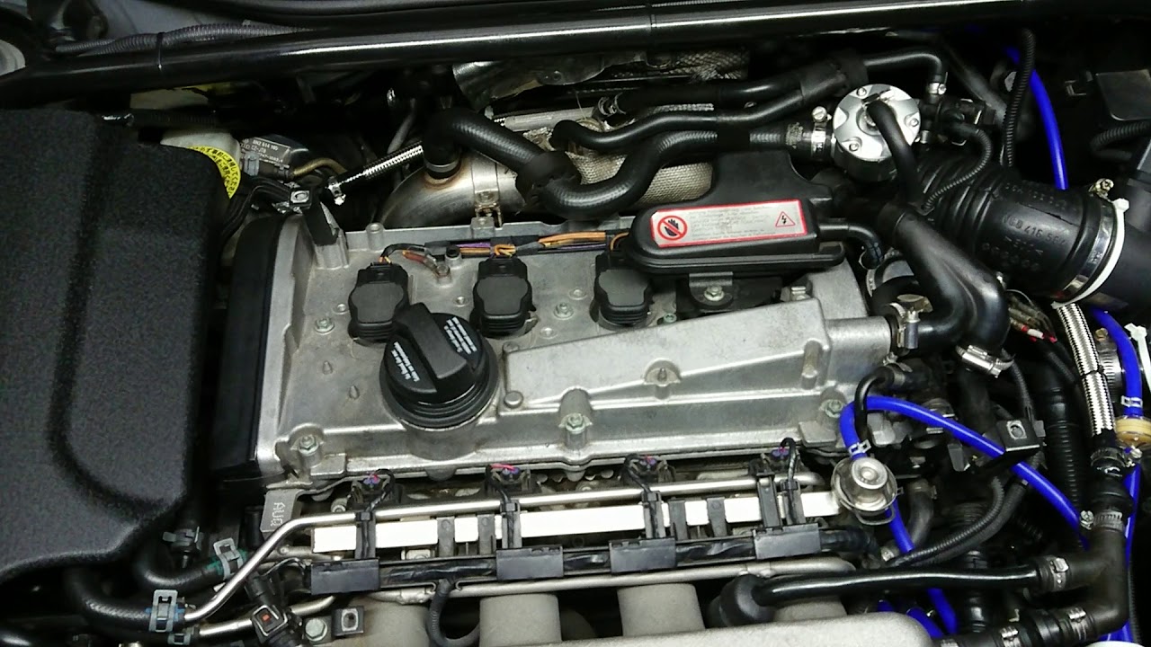 audi TT mk1 8N PCVバルブ故障状態 - YouTube