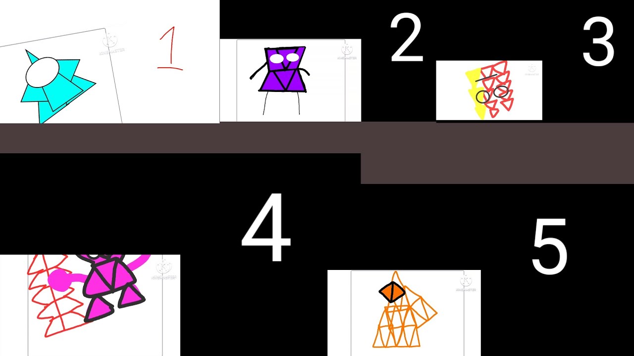 Numberblocks band Triangle Season 1 1-5 - YouTube