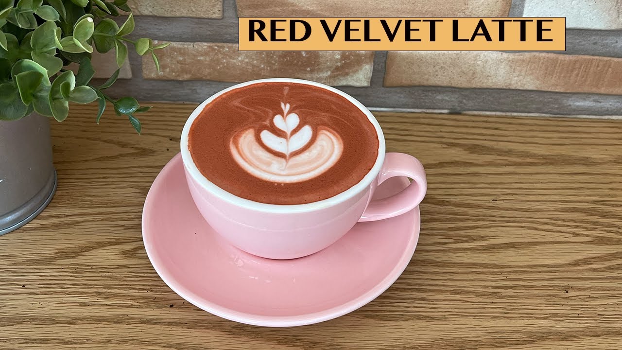 MAKE RED VELVET LATTE FOR VALENTINE'S DAY 2024! - YouTube