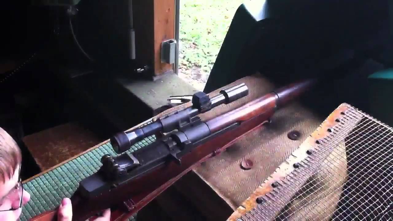 Garand M1D & PGM .338 LM - YouTube