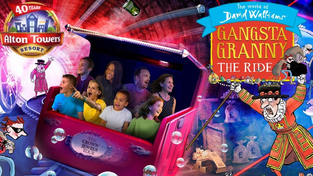 Gangsta Granny The Ride | NEW For 2021 Alton Towers Dark Ride - YouTube