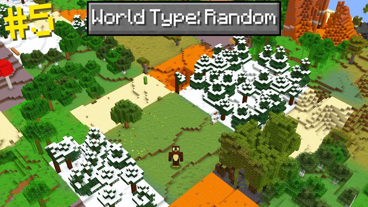 Minecraft Survival, But Every Chunk is a Random Biome... - YouTube