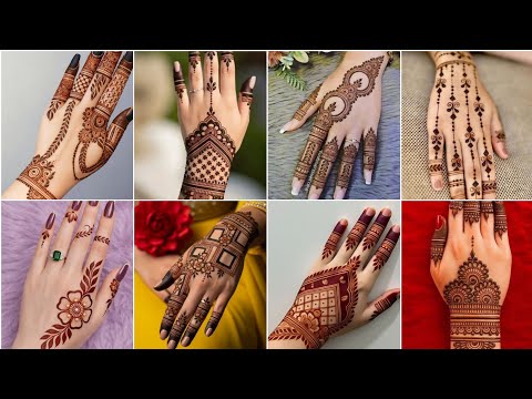 New and trendy Mehedi design 2026// eid special simple and gorjious Mehedi design ❤️‍🔥🌿