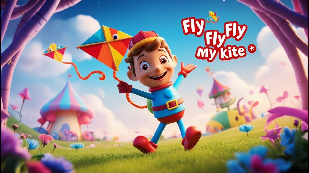 Fly Fly Fly My Kite New Song | Song For Kids | Little Bright Kids - YouTube
