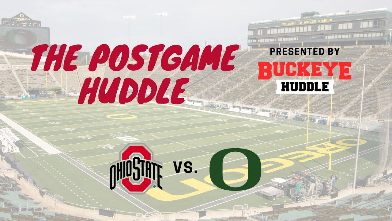 Postgame Huddle: Ohio State Falls to Oregon 32-31 - YouTube