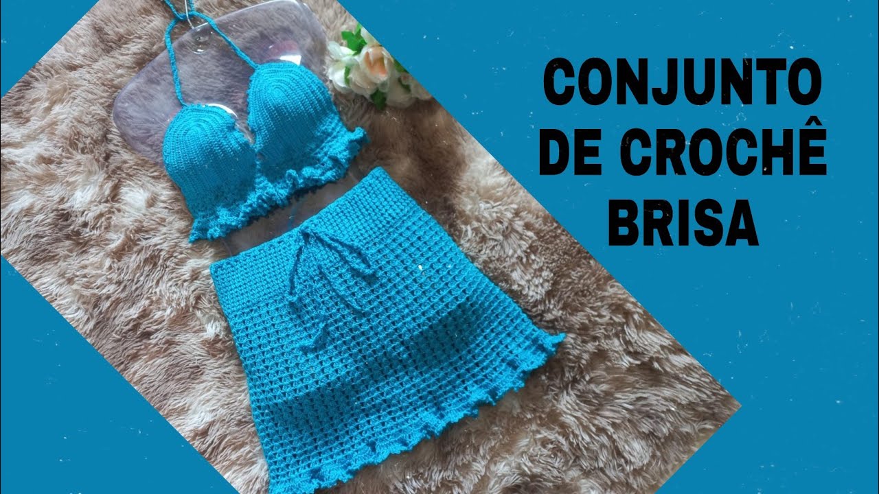 Conjunto Saia e Cropped Brisa- parte de cima #gabycroches #modafeminina #semprecirculo - YouTube