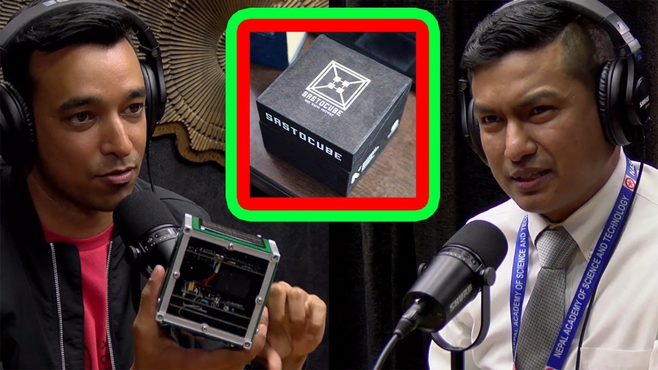 Abhas Maskey Unboxing An Education Satellite - YouTube