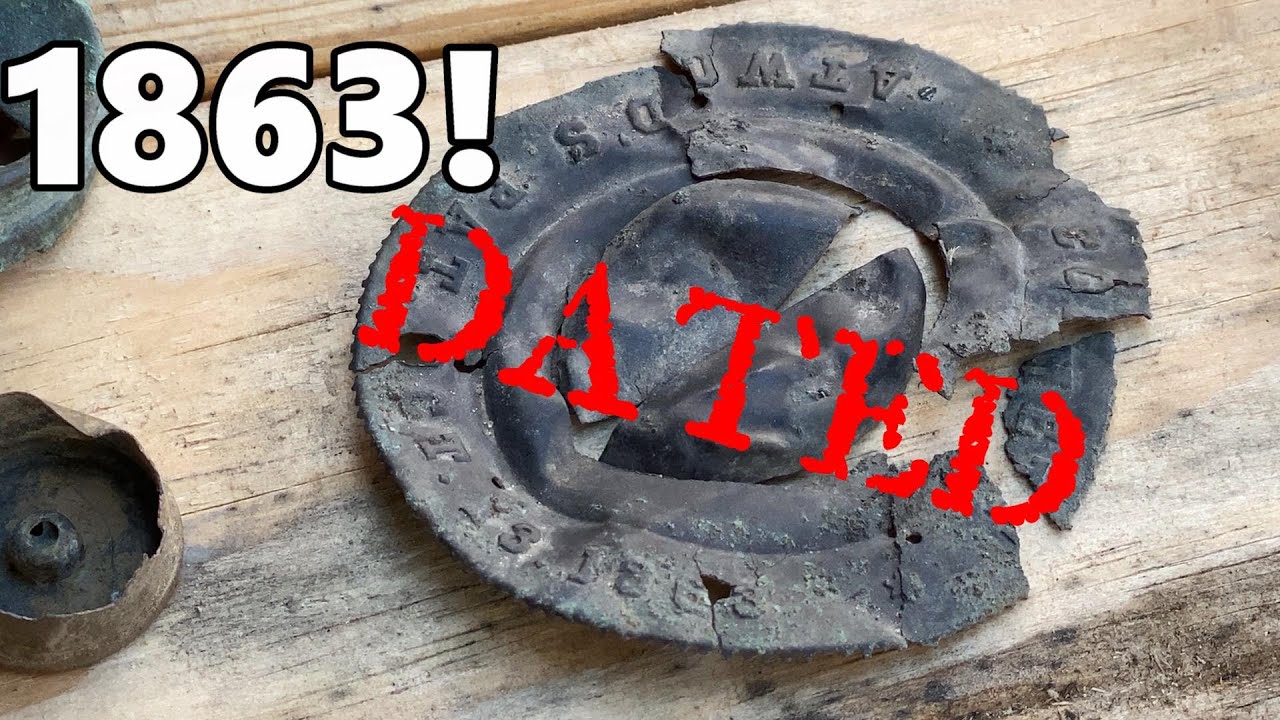 Episode 2 The Penny Popper Metal Detecting. Dated. Civil war relics ...