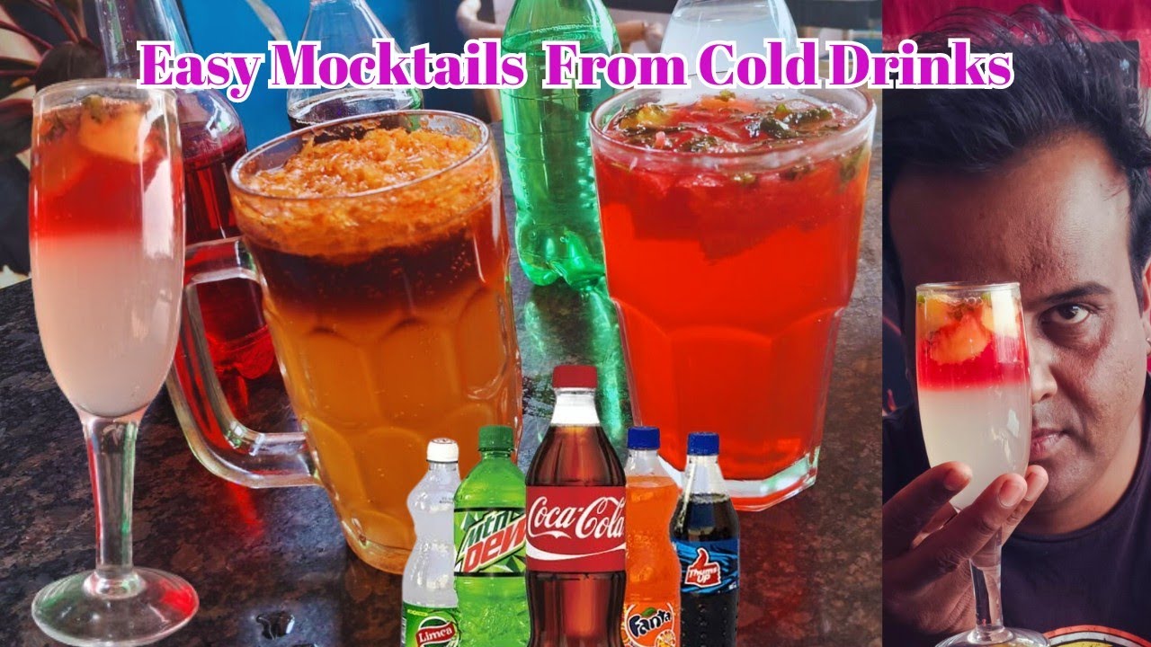 Easy Mocktail Recipe, Episode 2 | Mocktails From Cold Drink | Chef ...