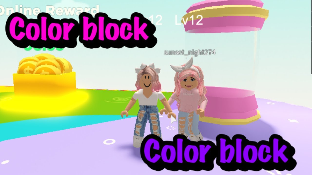 roblox color block - YouTube