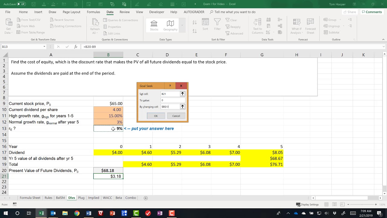 Exam I Solution Video - YouTube
