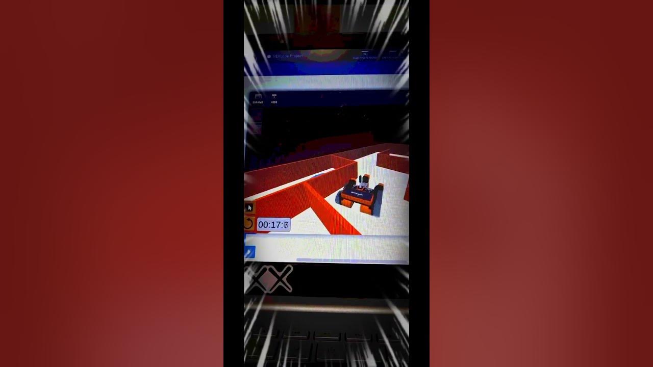 Vex VR Code Maze wall #vexvrcode #robotics #linefollower - YouTube