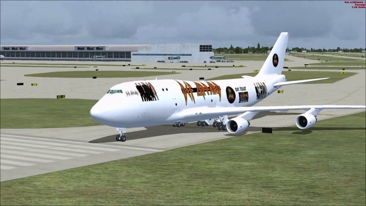 FSX Xtreme go around in this full flight from Detroit to St Louis with ...