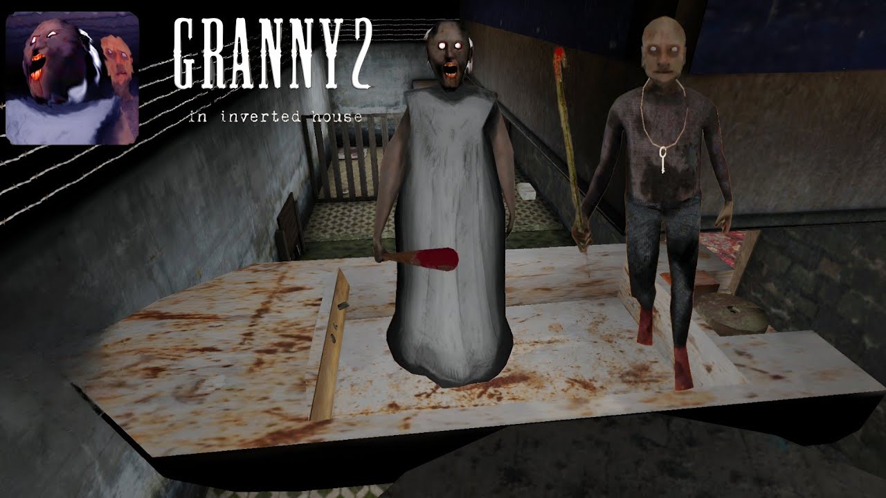 Granny Chapter 2 in New Update Inverted House with New Boat Escape ...