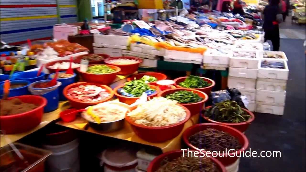 Seoul Jungang Market in Seoul, South Korea - YouTube