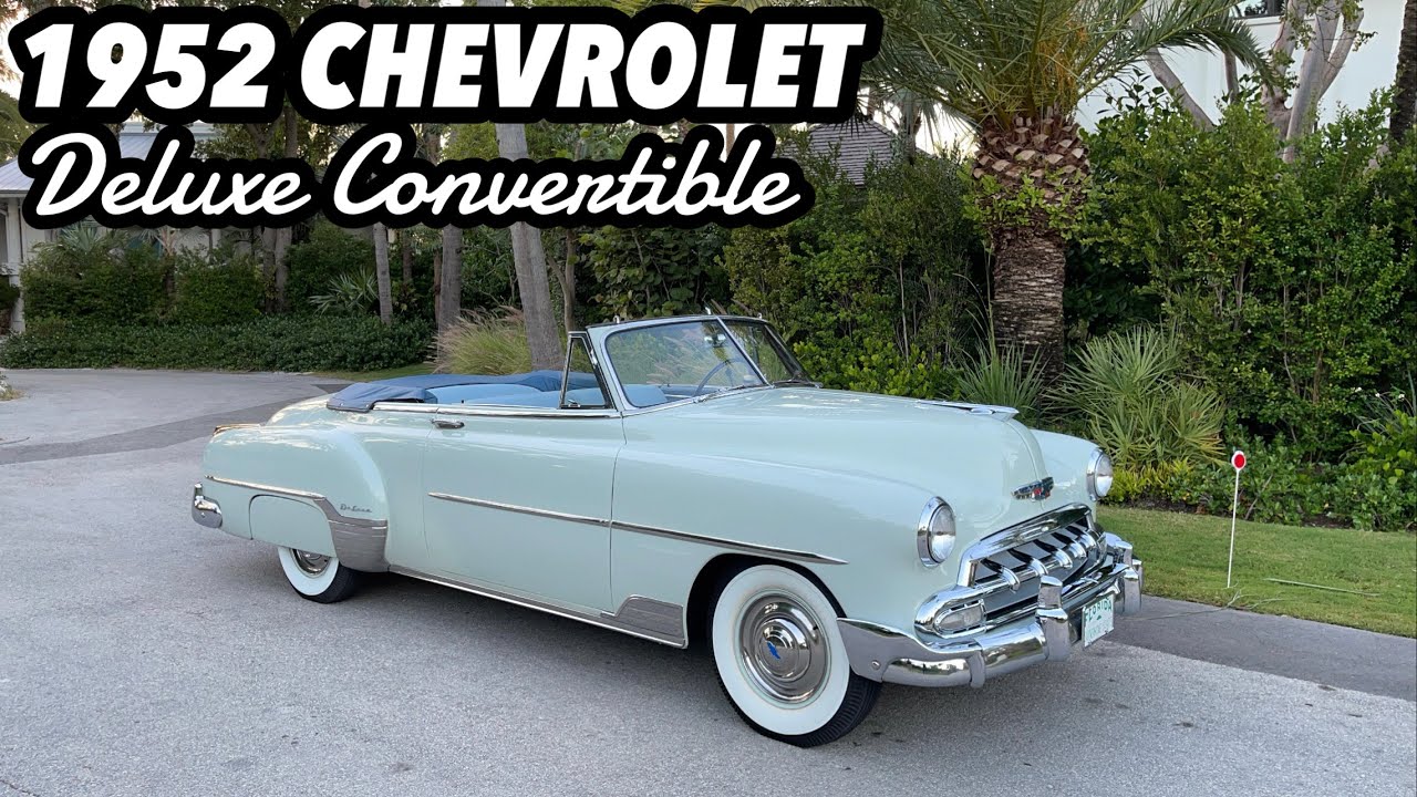 1952 Chevy Deluxe Convertible - YouTube