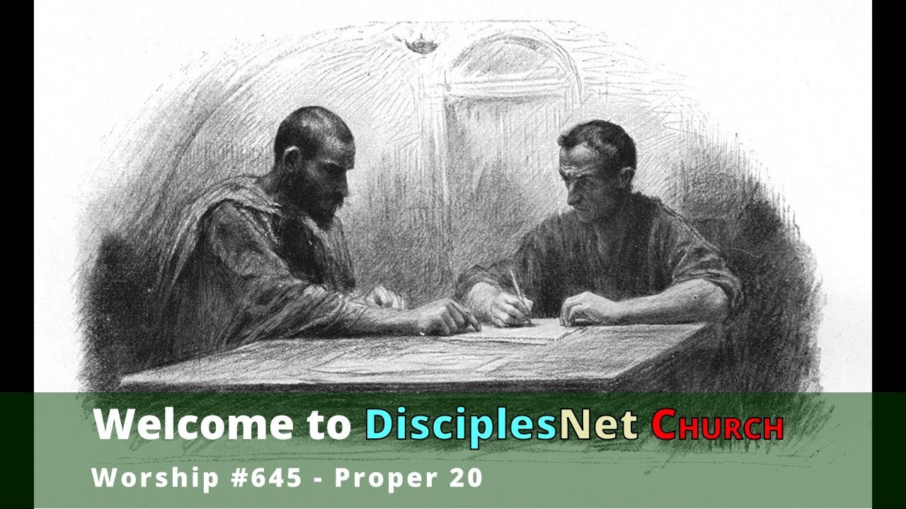 DisciplesNet Worship #645: Proper 20 (Nirmal 9.18.2022) - YouTube