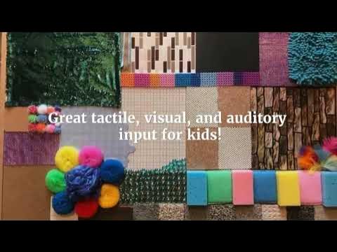 Create your own Sensory Wall for Home or the Classroom - YouTube