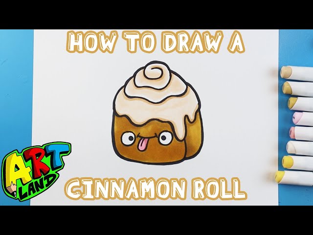 Cinnamon Roll Cartoon