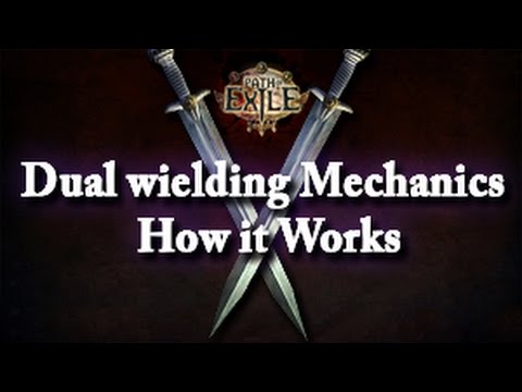 Path of Exile Dual wielding Mechanics how it works - YouTube