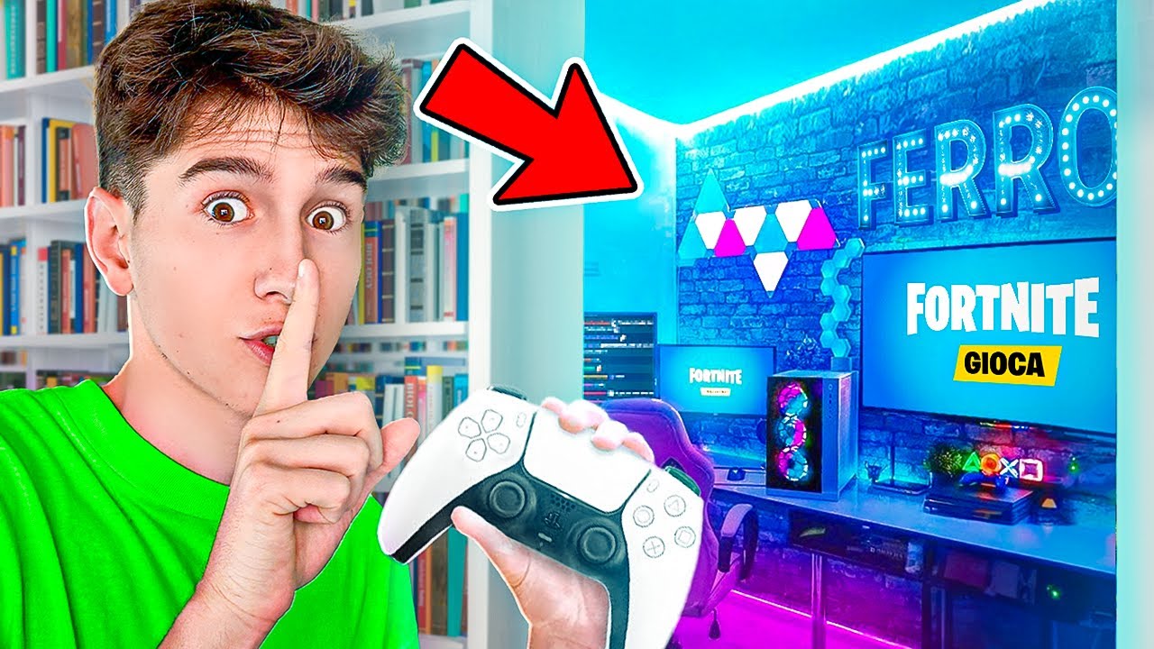 Costruisco una Stanza Gaming SEGRETA nella VILLA the Booyz!! *Assurda ...