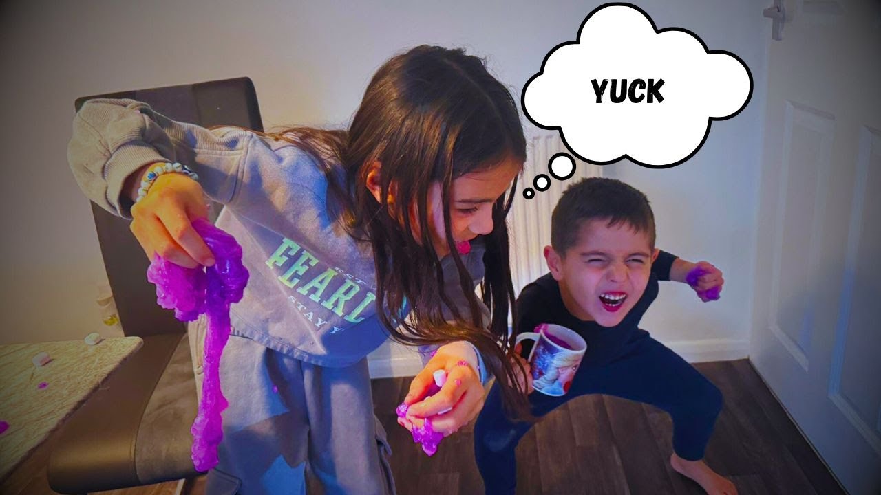 SLIME MORNING ROUTINE - YouTube