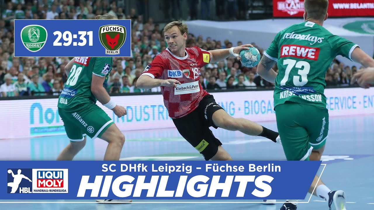 SC DHfk Leipzig – Füchse Berlin 29:31 | Handball-Bundesliga Highlights ...