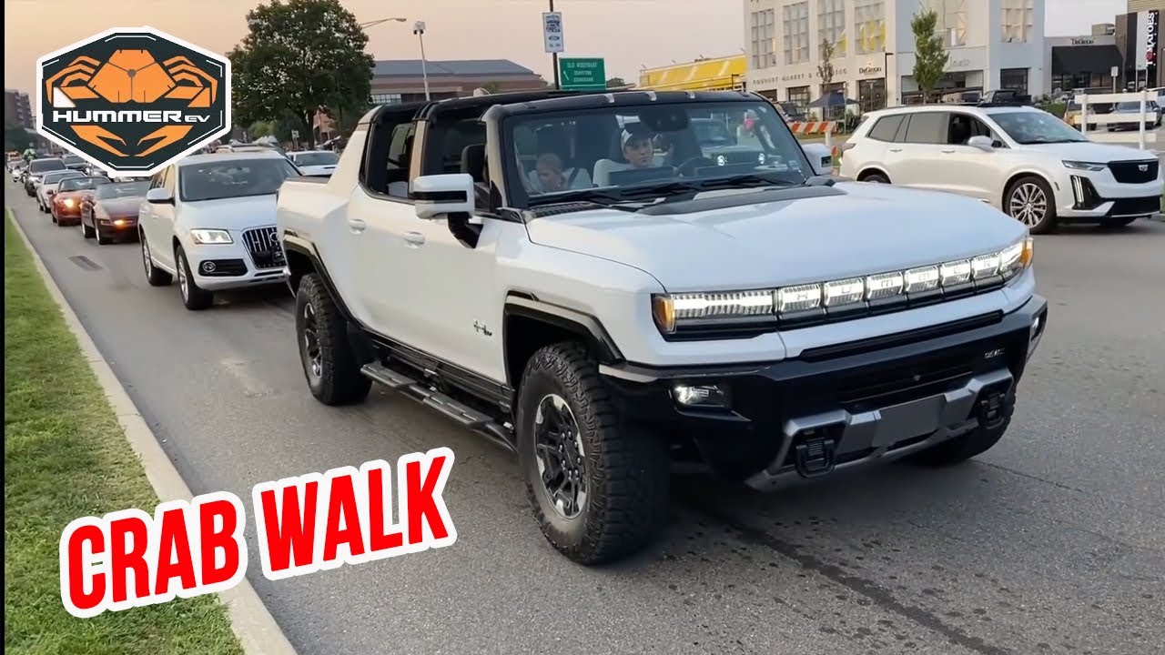 NEW GMC HUMMER EV 2024 Crab Walk Mode In Real Life P008 Compilation