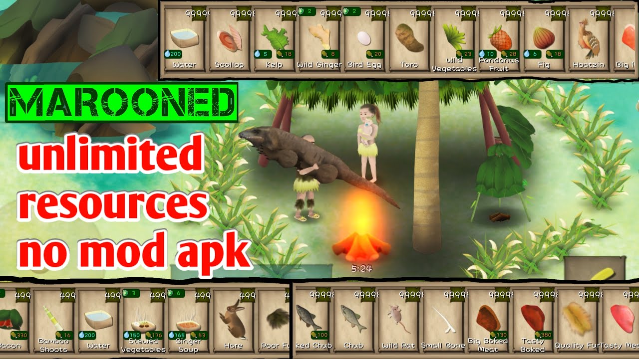 All Levels Play Family Level With All Resources in marooned Game! - YouTube