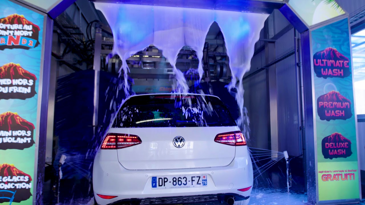 Tunnel de lavage auto Shiny Wash - YouTube