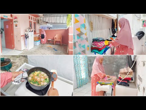 BERSIH² TERAS LANJUT NGEBAKSO KARNA CUACA MENDUKUNG. MENDUNG. NYETRIKA.