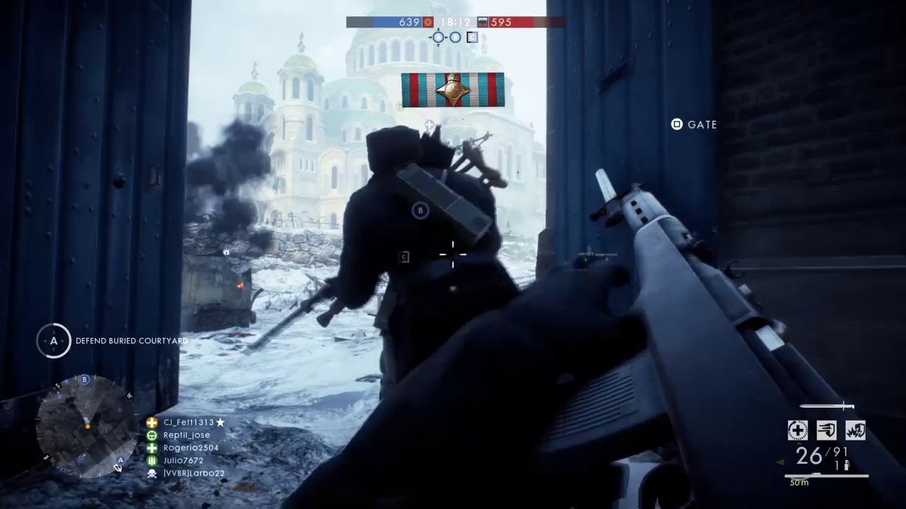 BF1 Sentry killstreak - YouTube