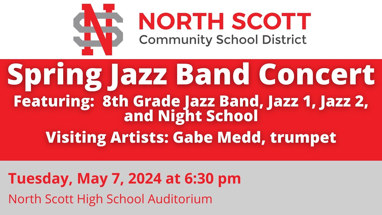 NSHS - Spring Jazz Band Concert 2023 - YouTube