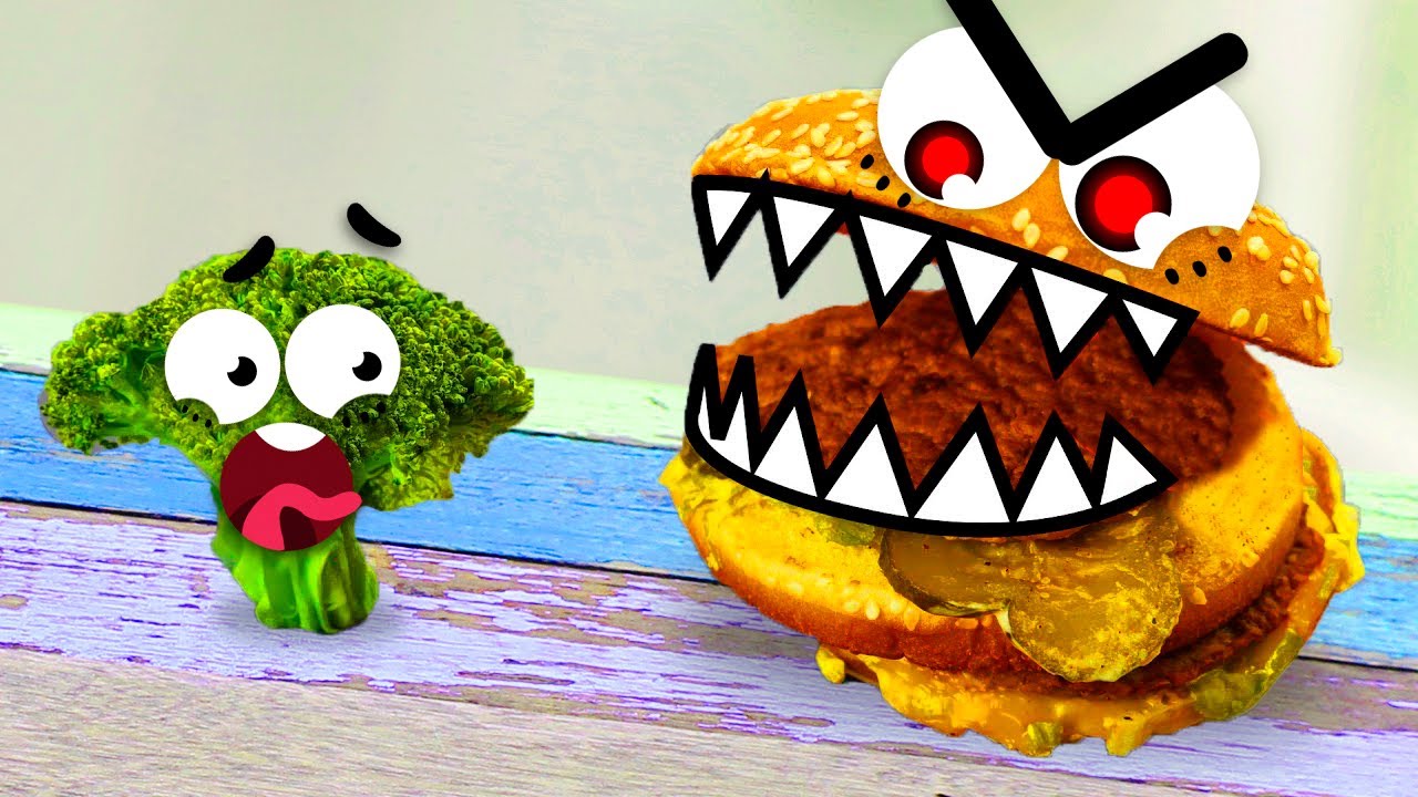 Animated Adventures Of Food! Funny Doodles And Their Daily Struggles ...