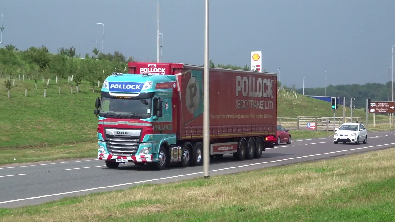 Pollock Scotrans DAFXF 106 T400 PSL - YouTube