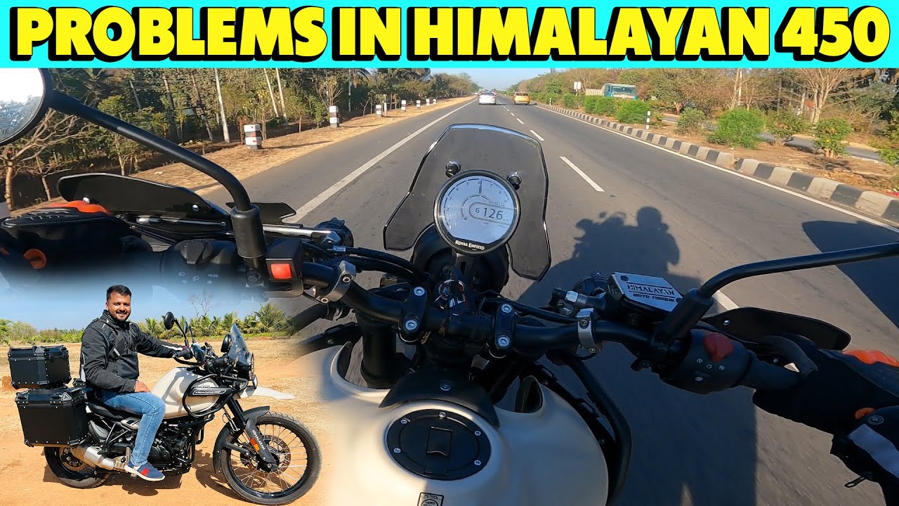 Problems in Himalayan 450 | 80,000 Worth Accessories | Himalayan 450 ...