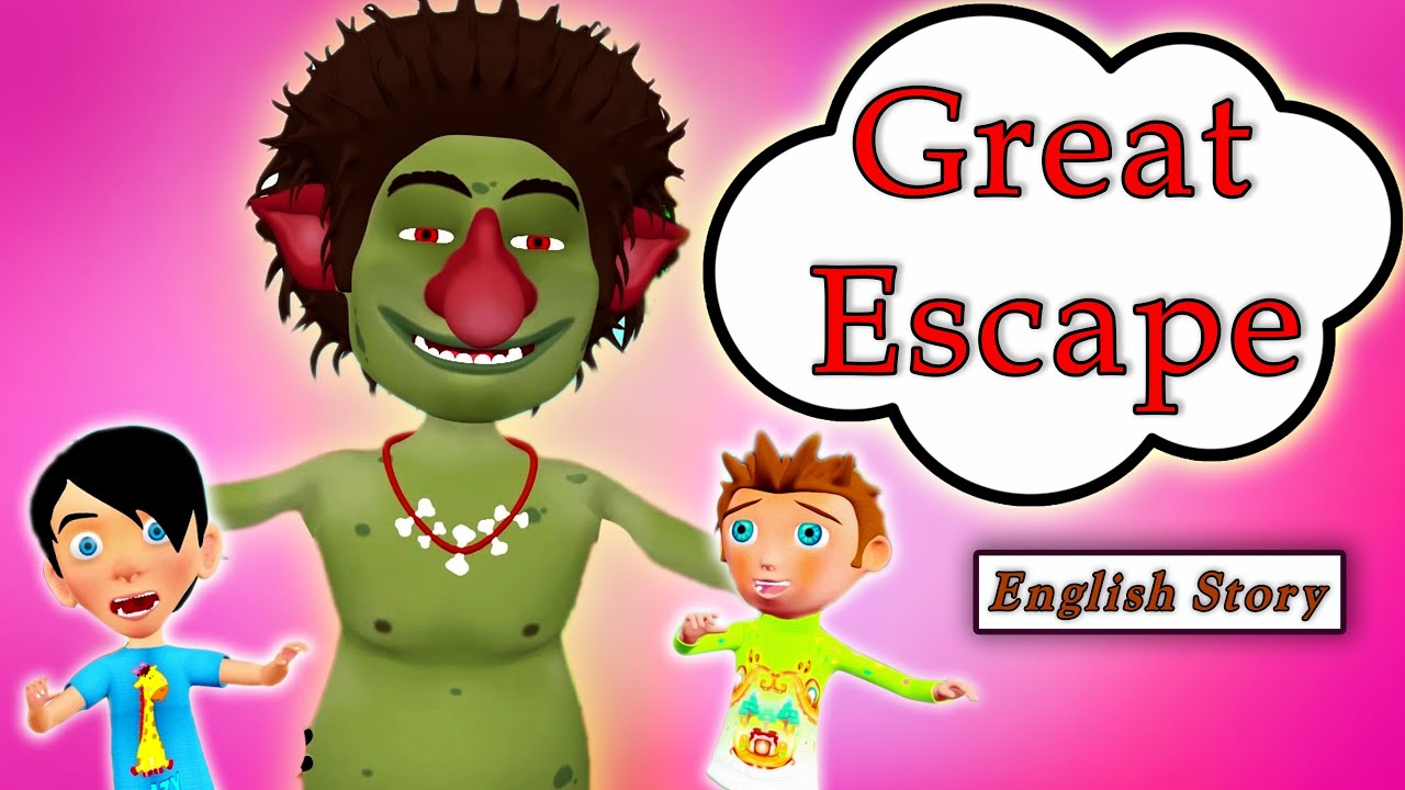 GREAT ESCAPE - English Moral Story | Fairy Kids Tales | Bedtime Stories ...