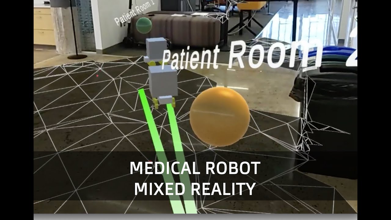 XR-Controlled Hospital Robot Prototype - YouTube