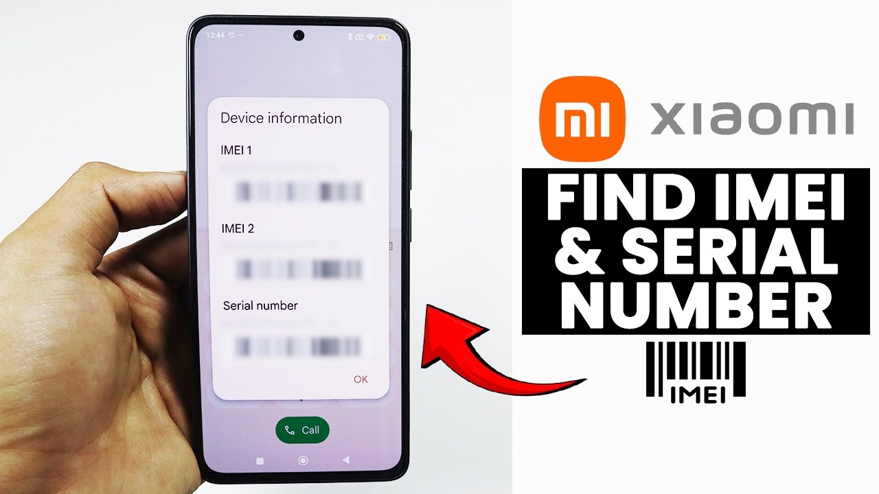 How to Find IMEI & Serial Number on Any Xiaomi, Redmi Phone - YouTube