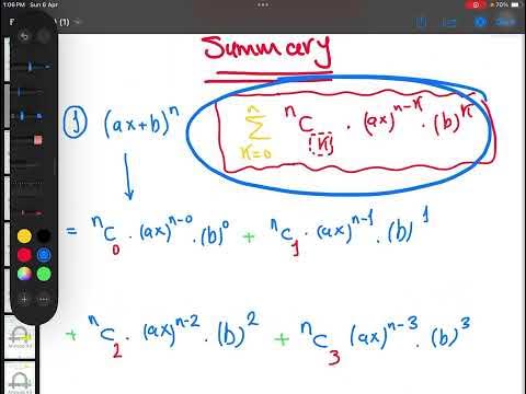 Binomial theorem (Summary) (Part 1) | Algebra | Secondary 3 | Eng/Ahmed Ali - YouTube
