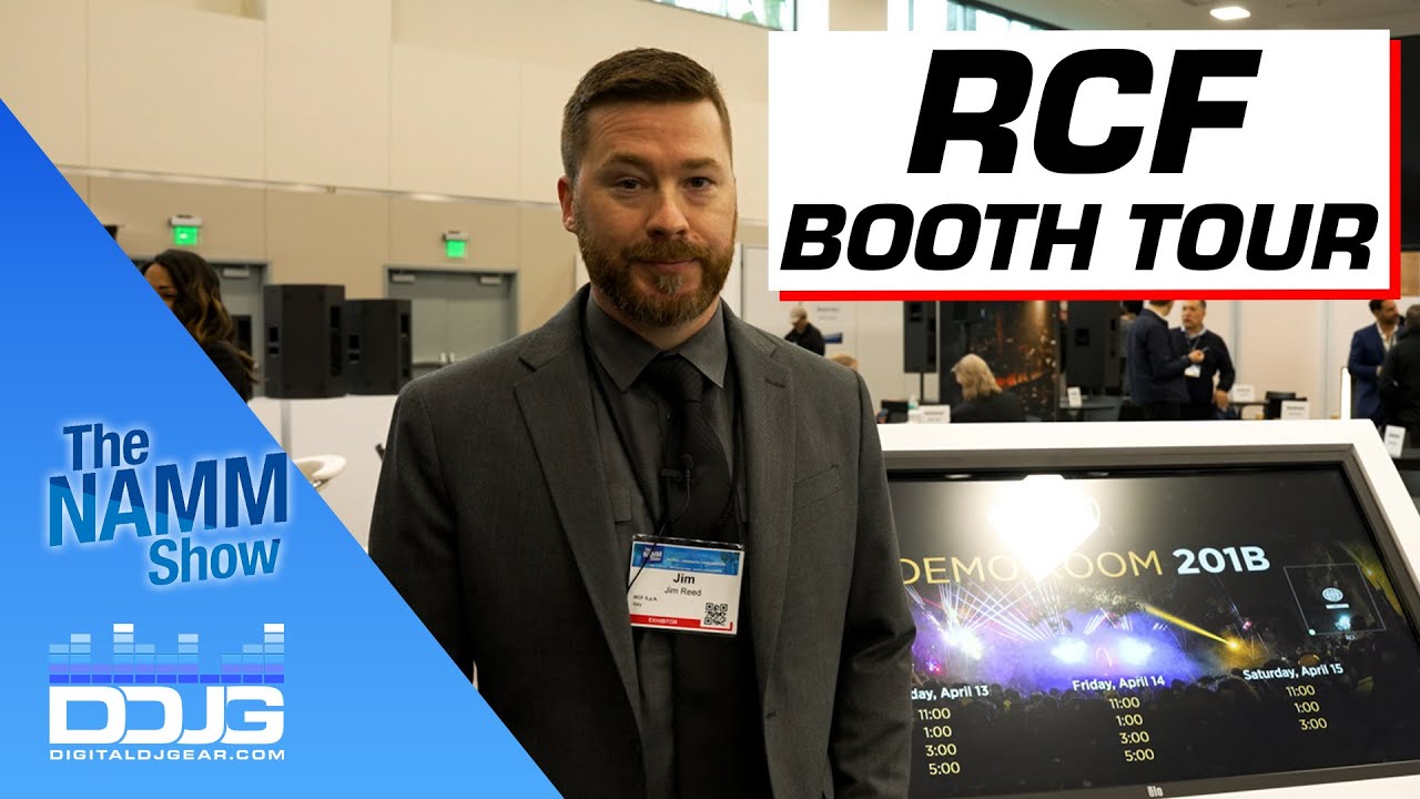 RCF Booth Tour Featuring Brand New RCF Speakers at NAMM 2023 - YouTube