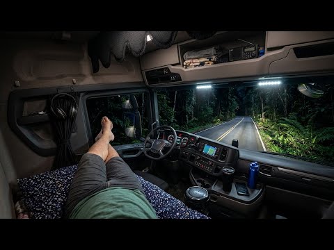 Rotina e Viagem Noturna de um Caminhoneiro 🇧🇷