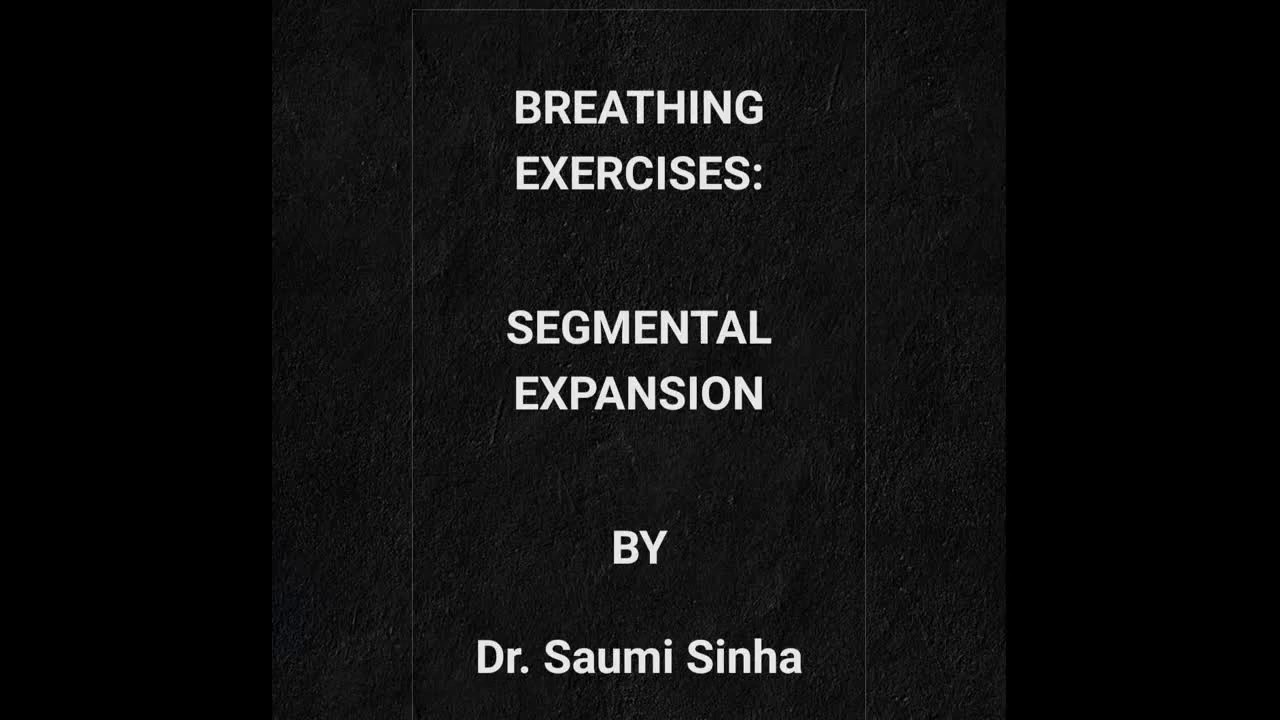 Breathing Exercises: Segmental Expansion - YouTube