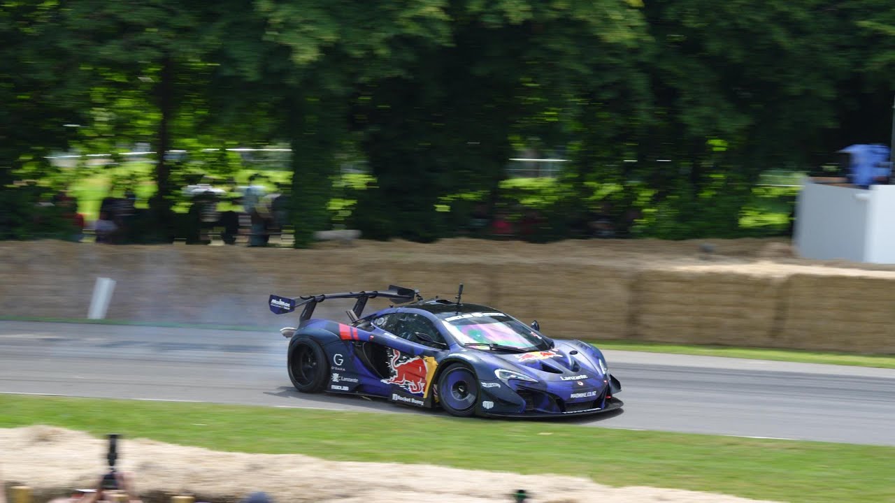 Mclaren P1 GTR Drift At Goodwood With Many Other Cars - YouTube