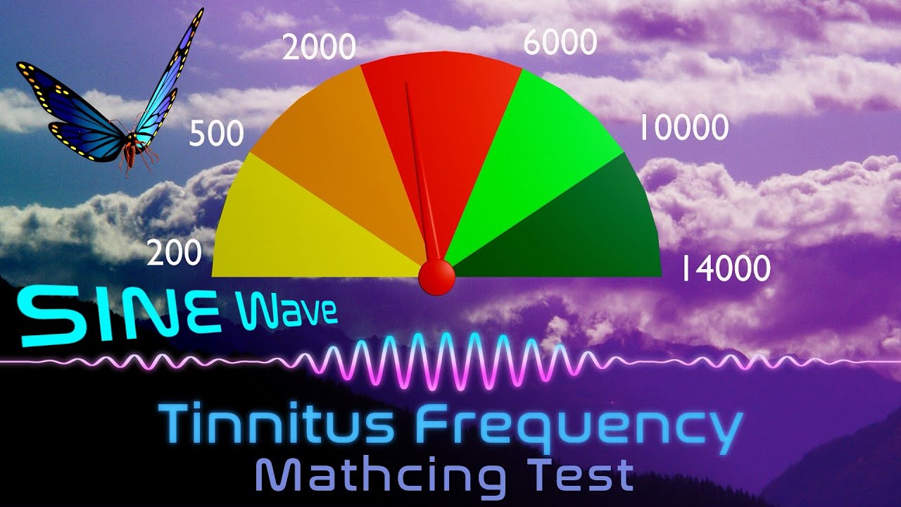 Tinnitus Frequency matching Test: from 200Hz to 14000Hz | Pure Sine ...